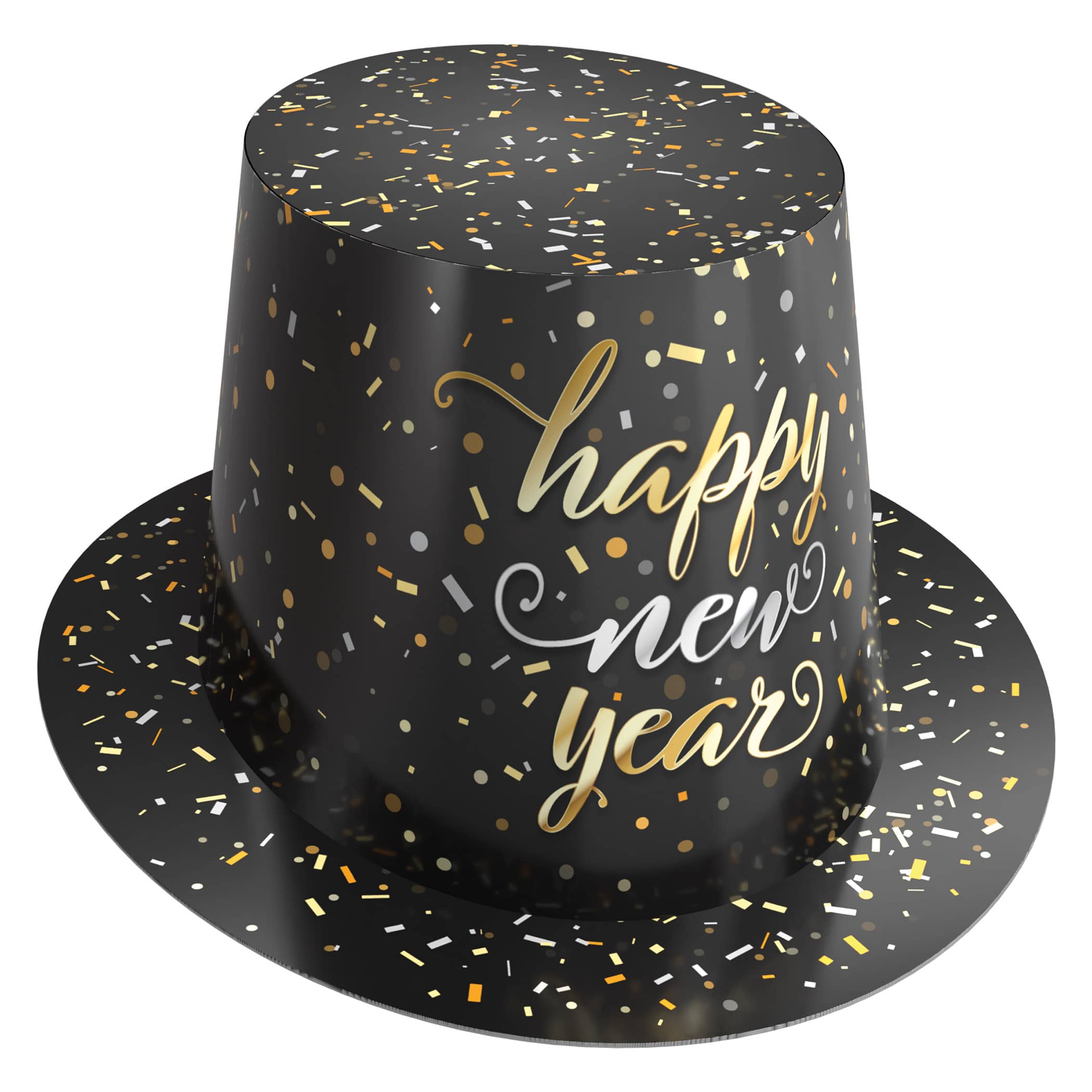 Confetti New Year Hi-Hat (Pack of 25)