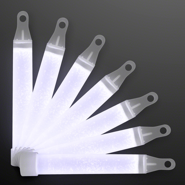 4" Premium White Glow Sticks