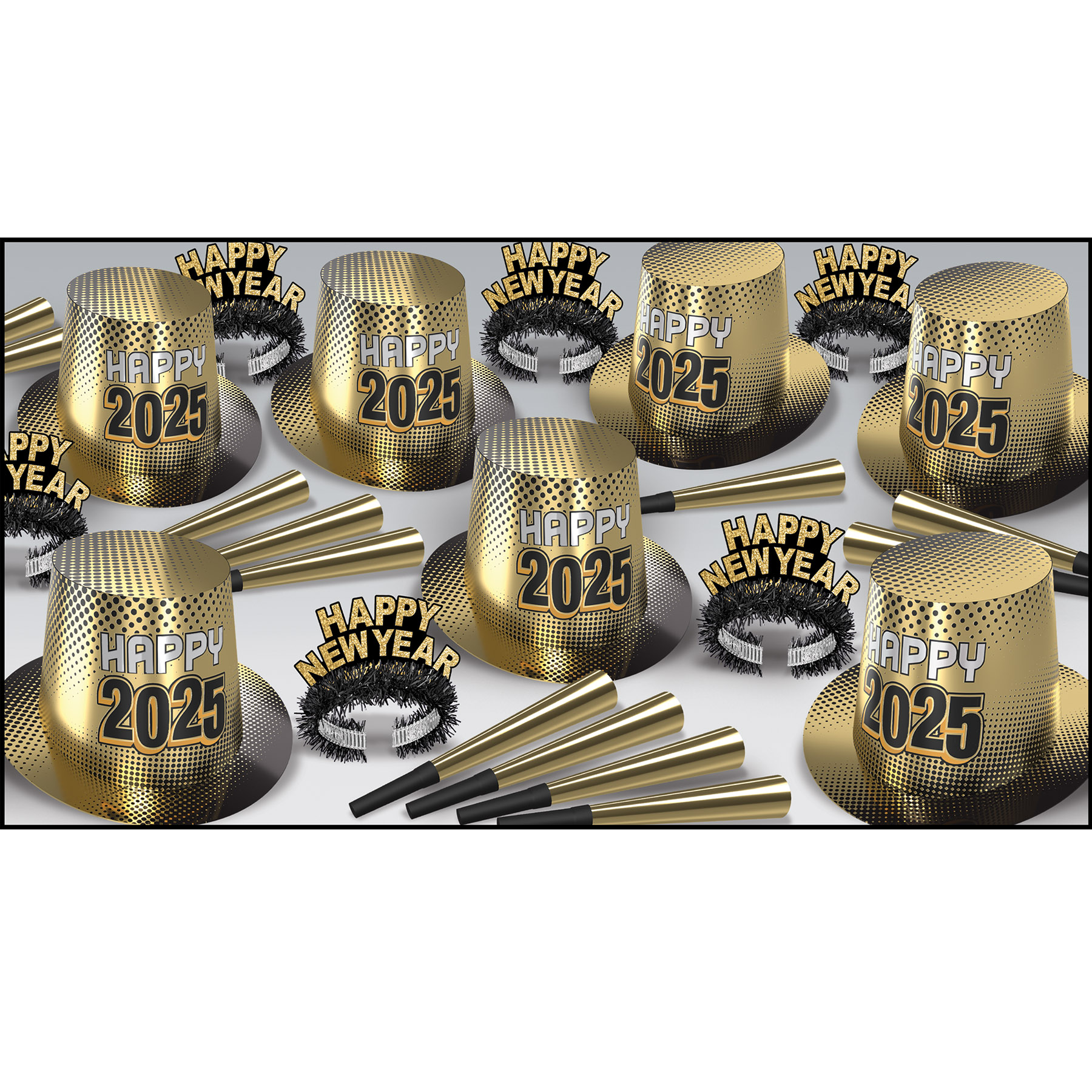New Year "2025" Gold Assortment for 50