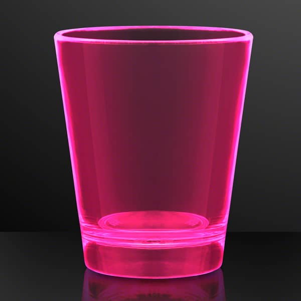 Pink Black Light Reactive Shot Glasses