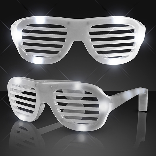 LED Light Up Slotted Sunglasses
