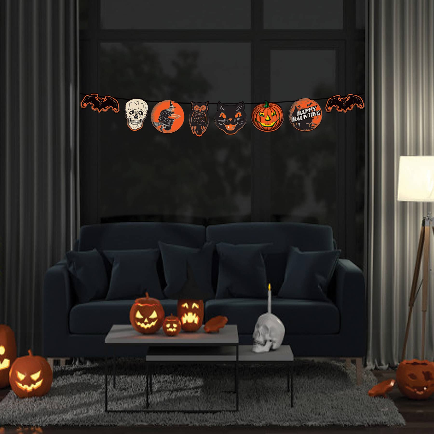 Vintage Halloween Streamer