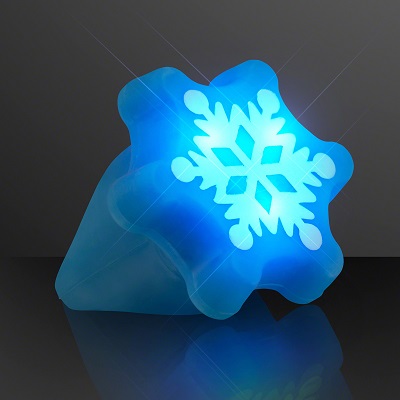 LED Glowing Snowflake Rings