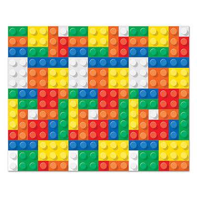 80's Building Blocks Backdrop