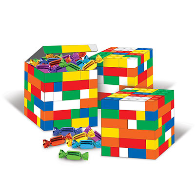80's Building Block Favor Boxes