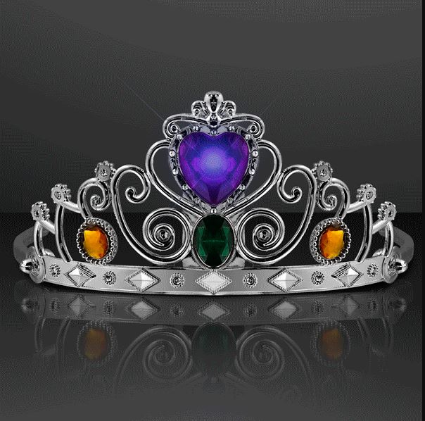 Blinking Heart Princess Crown Tiara